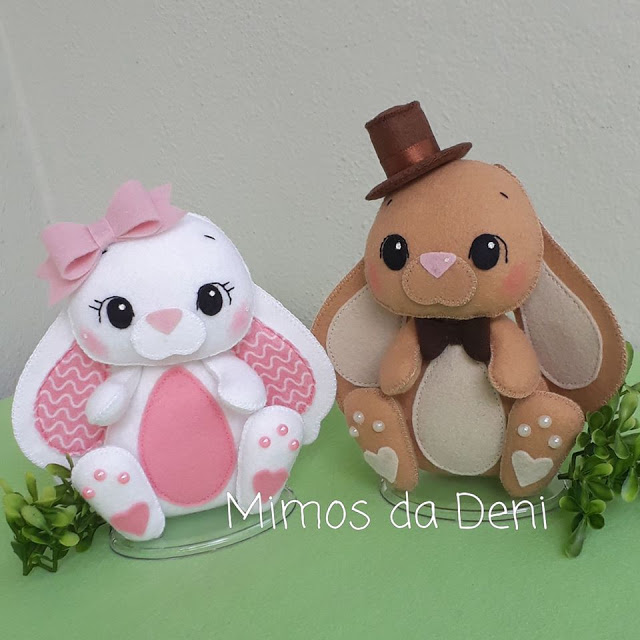 Lembrancinhas para Páscoa em Feltro: Passo a Passo, Molde e Ideias para ...